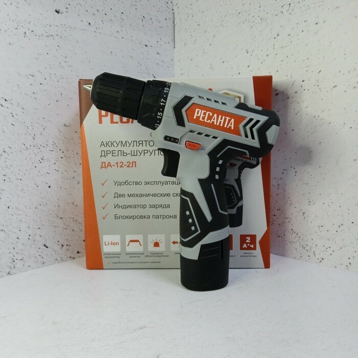 Шуруповерт Ресанта ДА-12-2Л