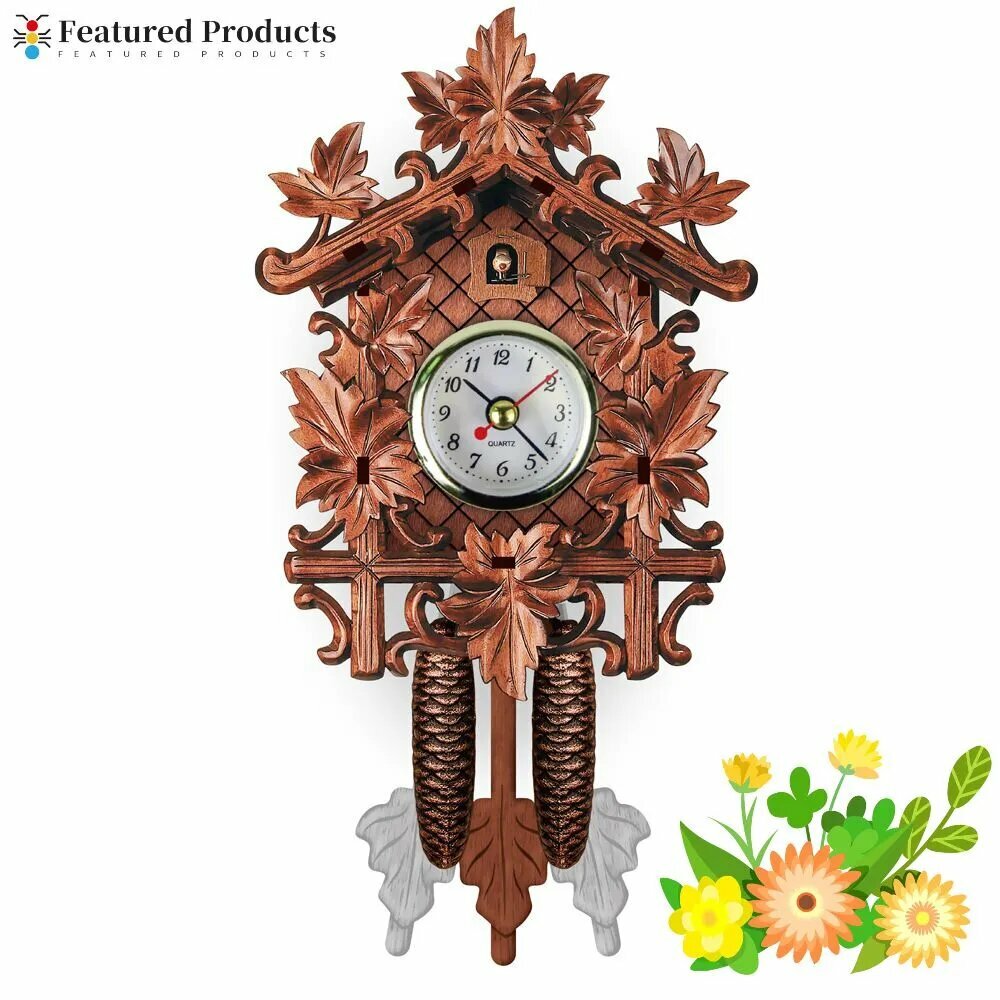 Настенные часы "Куранты кукушки Ретро"