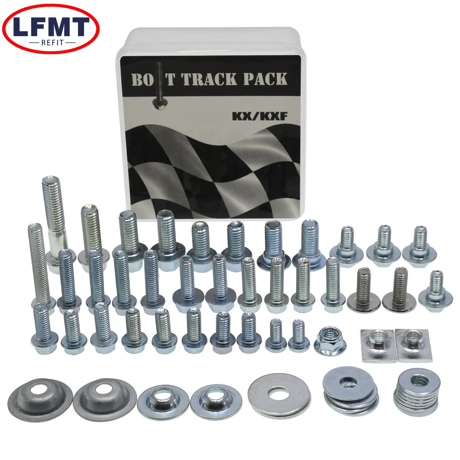 Комплект крепежных болтов из пластика для мотоцикла Kawasaki KX85 KX100 KX125 KX250 KX450 small