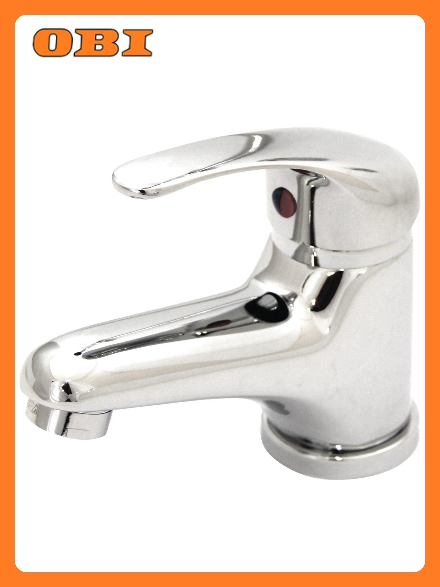 Смеситель для раковины Argo Stroy, латунь, хром, рычажный, поворотный излив