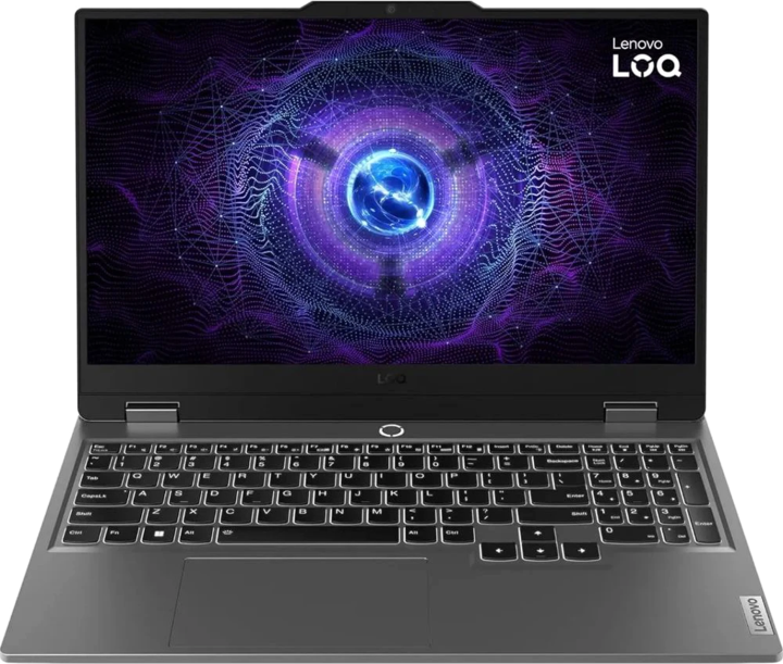 83GS00R9RK 15.6" IPS FHD LENOVO LOQ 15IAX9 grey (Core i5 12450HX/24Gb/512Gb SSD/3050 6Gb/noOS)