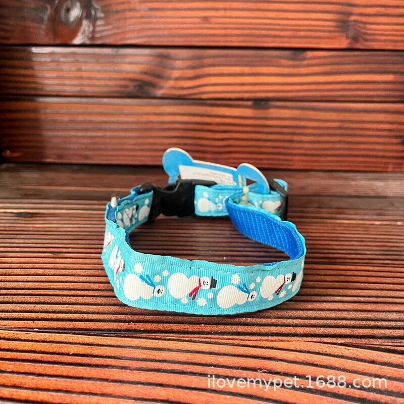 Камики с ошейником на шею Кружевной шейный ободок Snowwa (пряжка) 2,5 см-синий