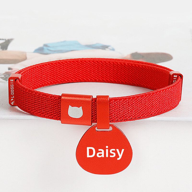 Кошачий ошейник против удушья и потери кошачьего бренда Домашние животные эластичные легкие безопасные кошачьи ошейники