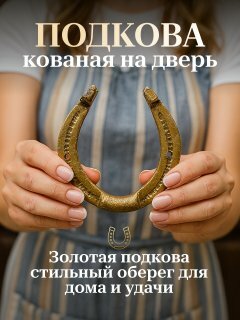Подкова кованая сувенирная