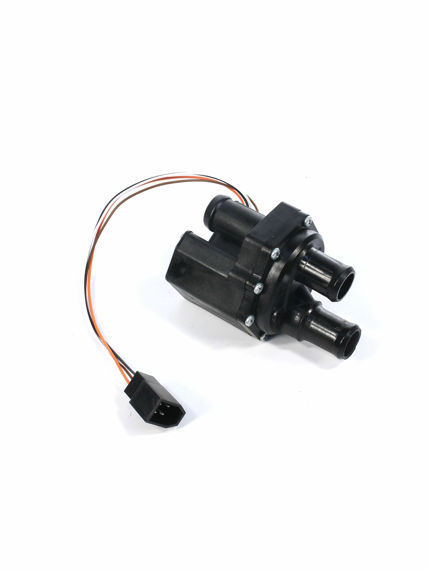 Кран отопителя ГАЗель, ГАЗ Волга Евро-3 (электрический) 3 патрубка (КУОТ-2ЭП)