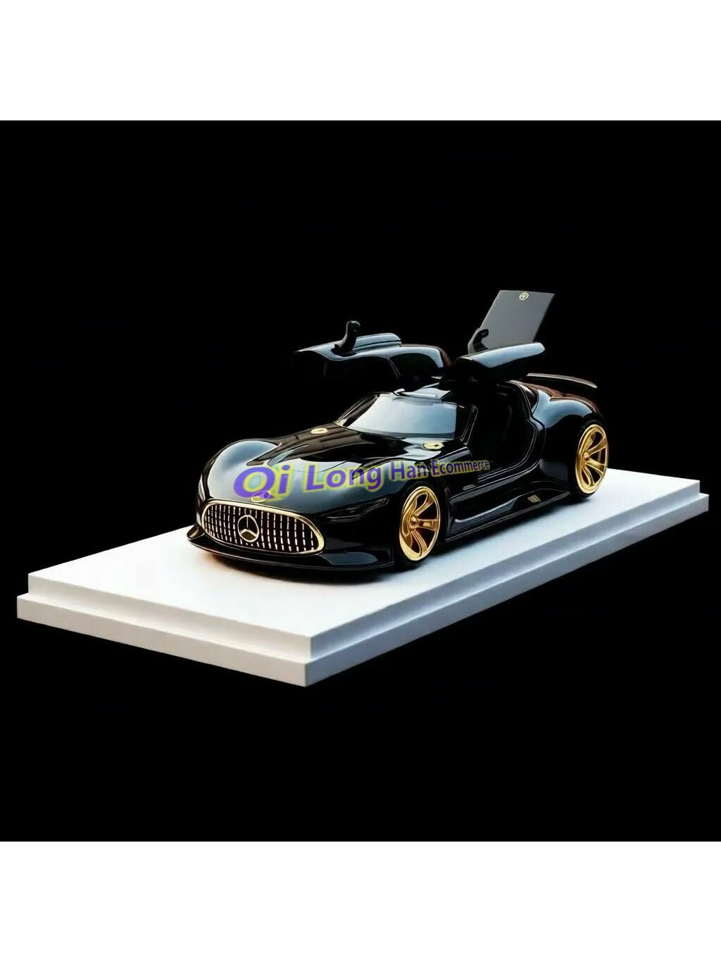Модель спорткара "Vision GT", с инерционным механизмом, масштаб 1:32, слоновая кость