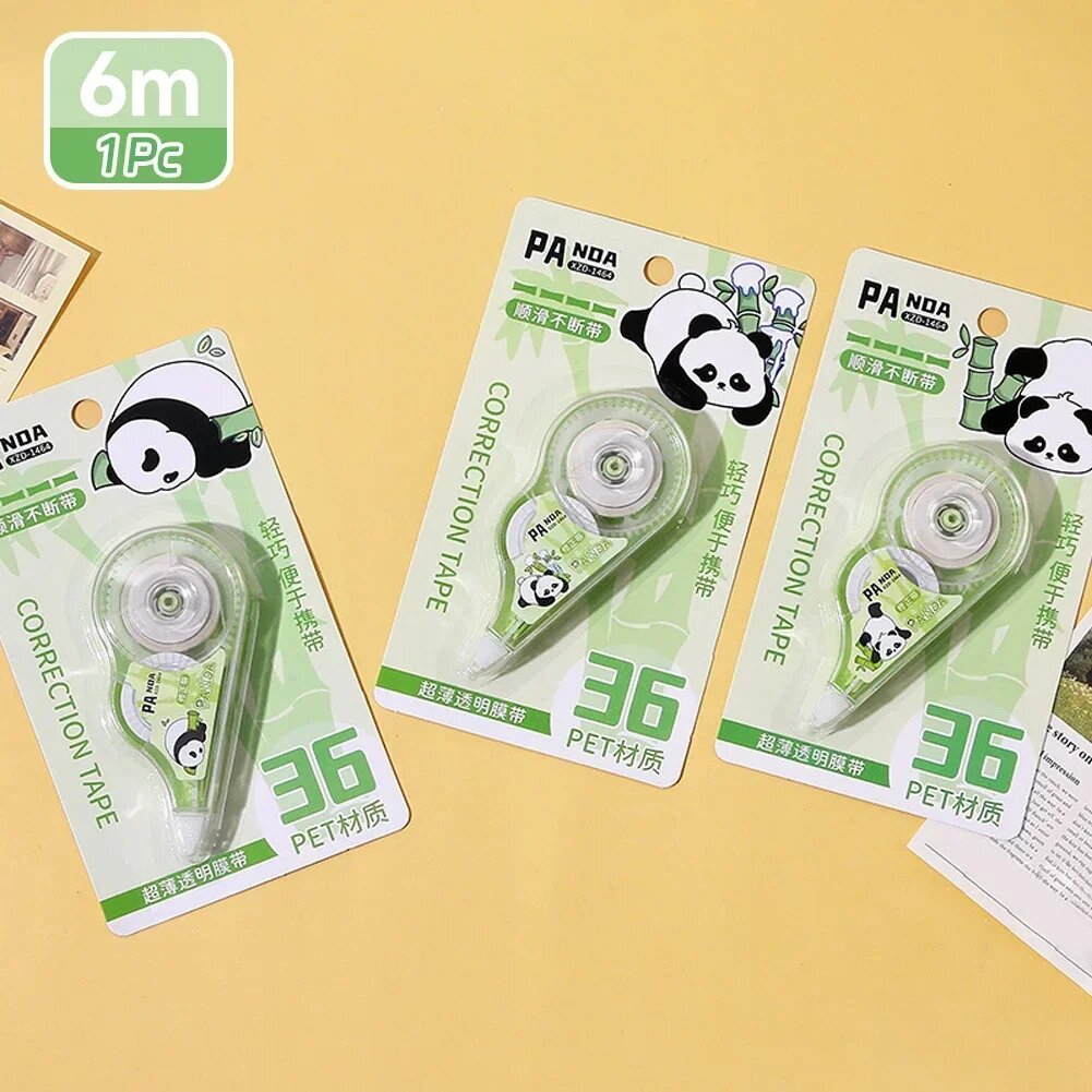 Корректирующая лента Panda, 6 м, зеленый, C-01
