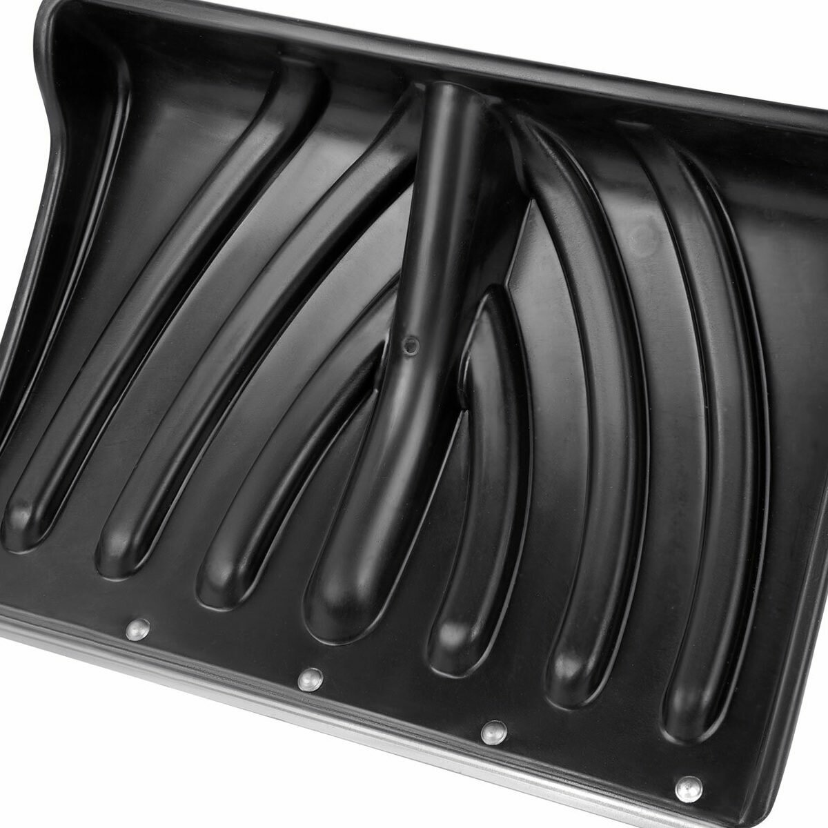 Лопата снеговая Грандмастер "Крепыш", 46х33см без черенка, планка на клепках (700338)