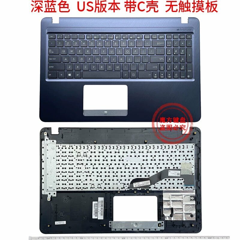 Клавиатура FL5700U для ASUS R540/S/SA/UP F540/UP D540Y C520U (подходит для RU/SP) (Аутентичная модель) (Синий корпус