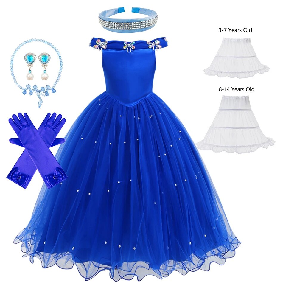 Платье олoоbebe темно-синее для девочек 3-10 лет 9-10T Tag-150, Dress Sets 08