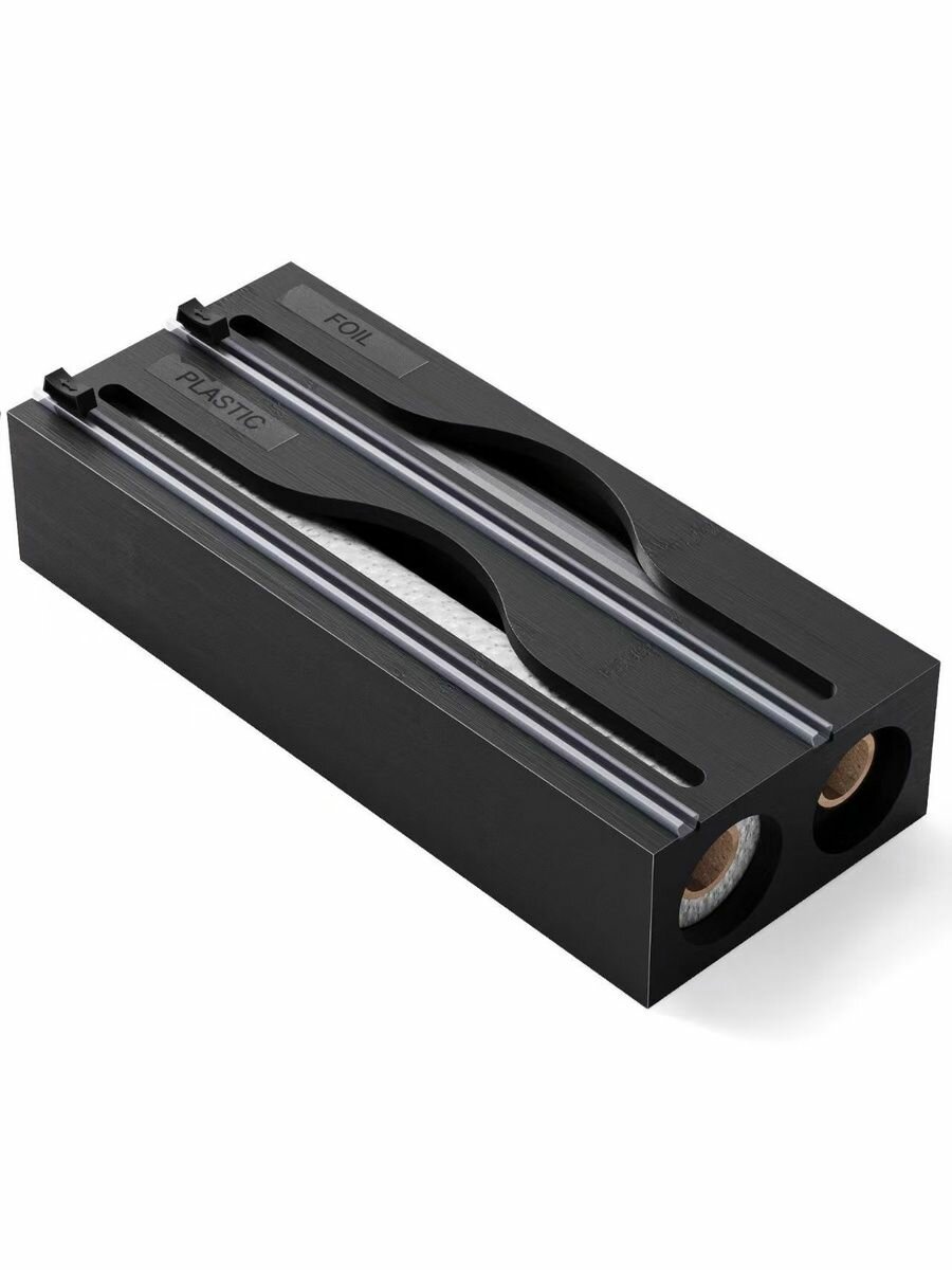 Кухонный диспенсер для пищевой пленки с резаком / Держатель органайзер для фольги и пергамента