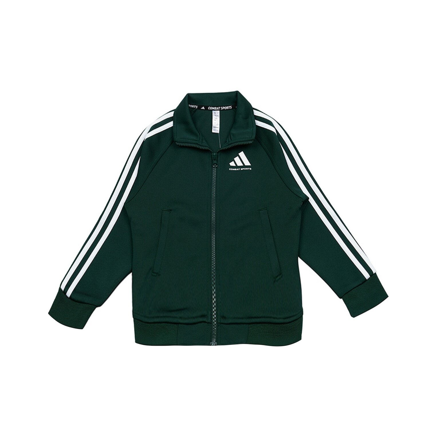 Куртка adidas, размер 152, темно-зеленый