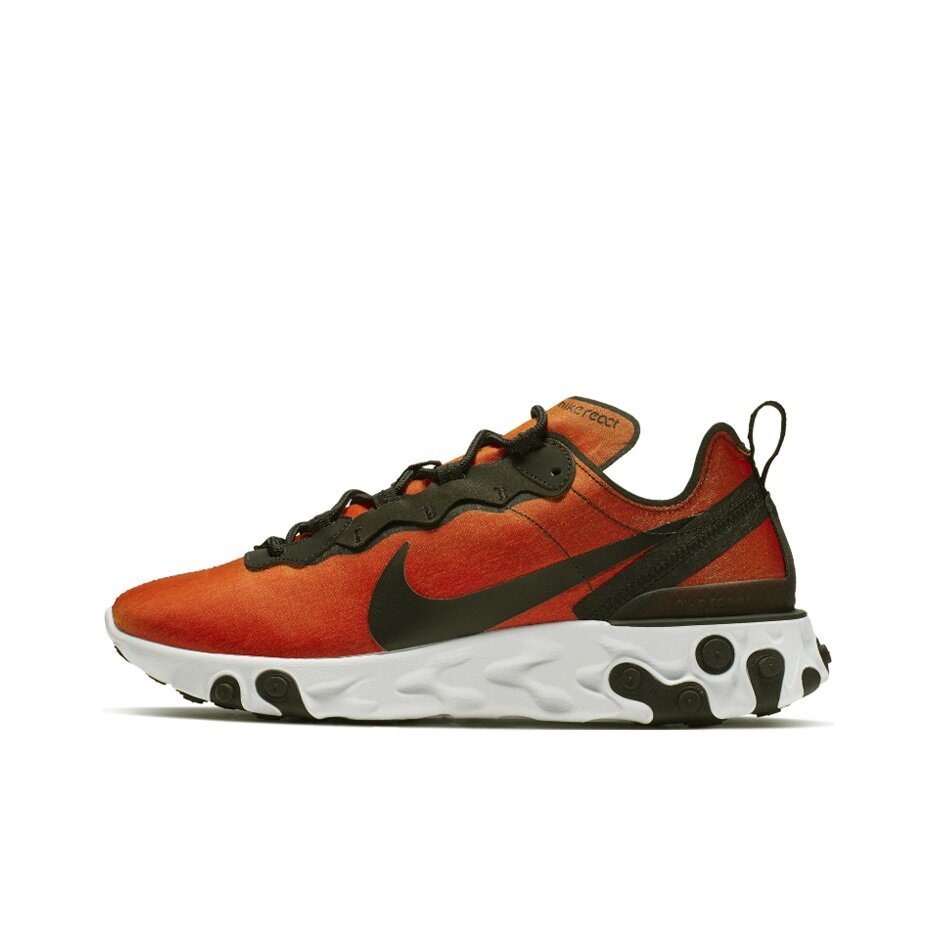 Кроссовки NIKE React Element 55, размер EU 41 стопа (26CM), красный — фото 1