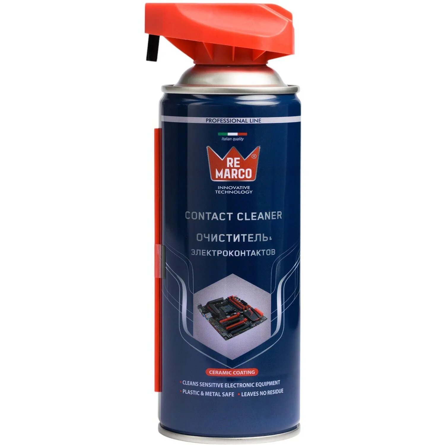 Очиститель электронных контактов и микросхем (аэр.), 400 мл RE MARCO