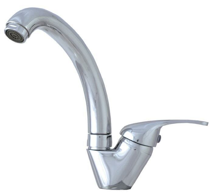 Смеситель кухня однорук утка ЦС-СМ 27/2ш D35 М42 ИЗЛИВ-D24 Н-170 ЦС