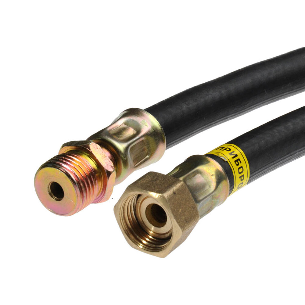 Шланг газовый 100СМ 1/2 Г-Ш черный СТМ