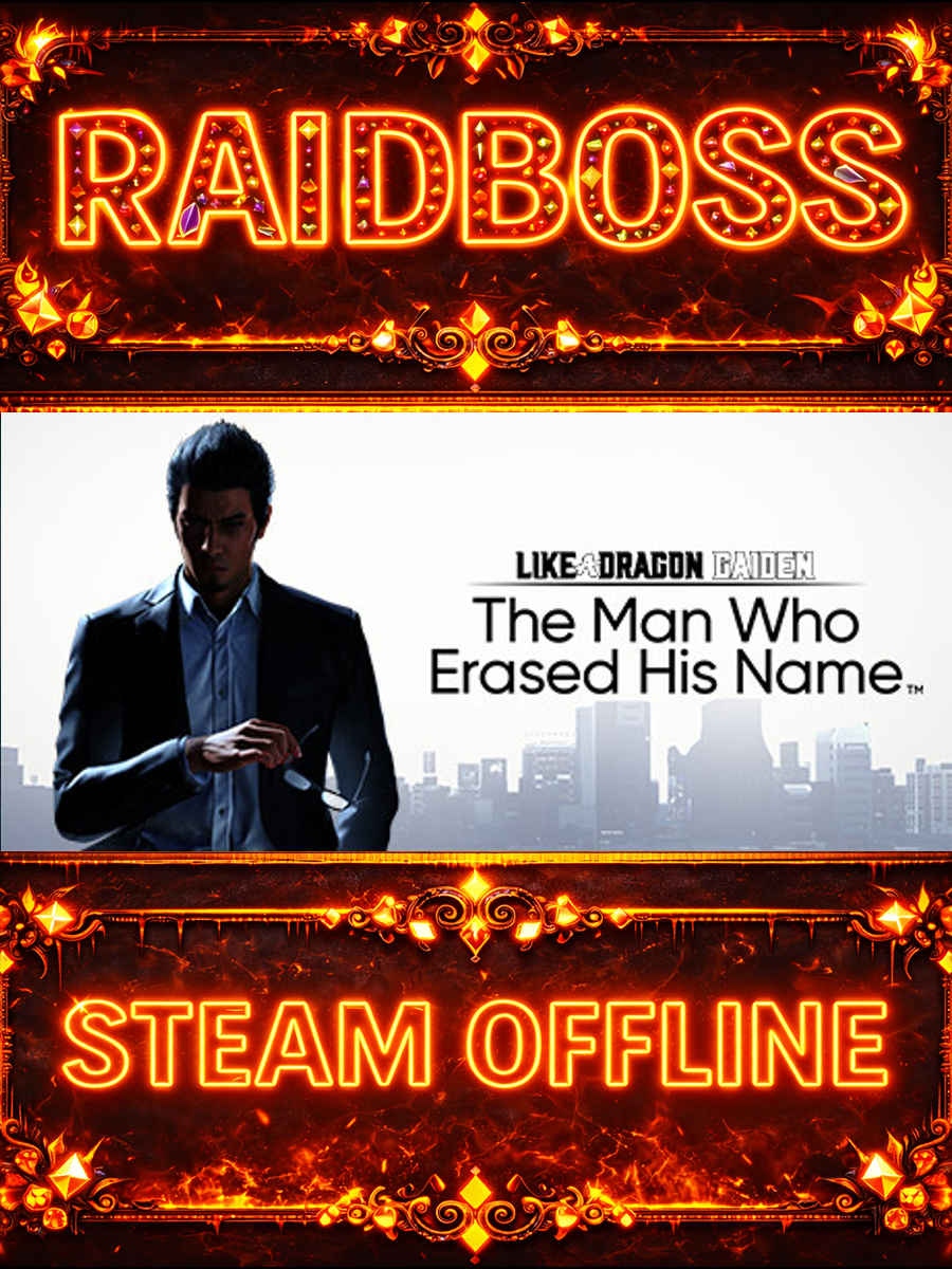 LIKE A DRAGON GAIDEN: THE MAN WHO ERASED HIS NAME игра на аккаунте для ПК с OFF активацией для Steam (PC) РФ + СНГ
