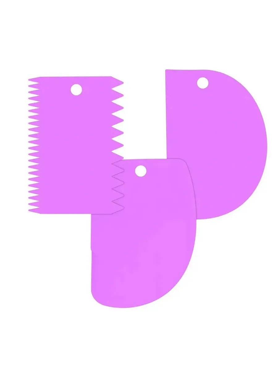 Кондитерский набор шпателей 3 шт для десертов