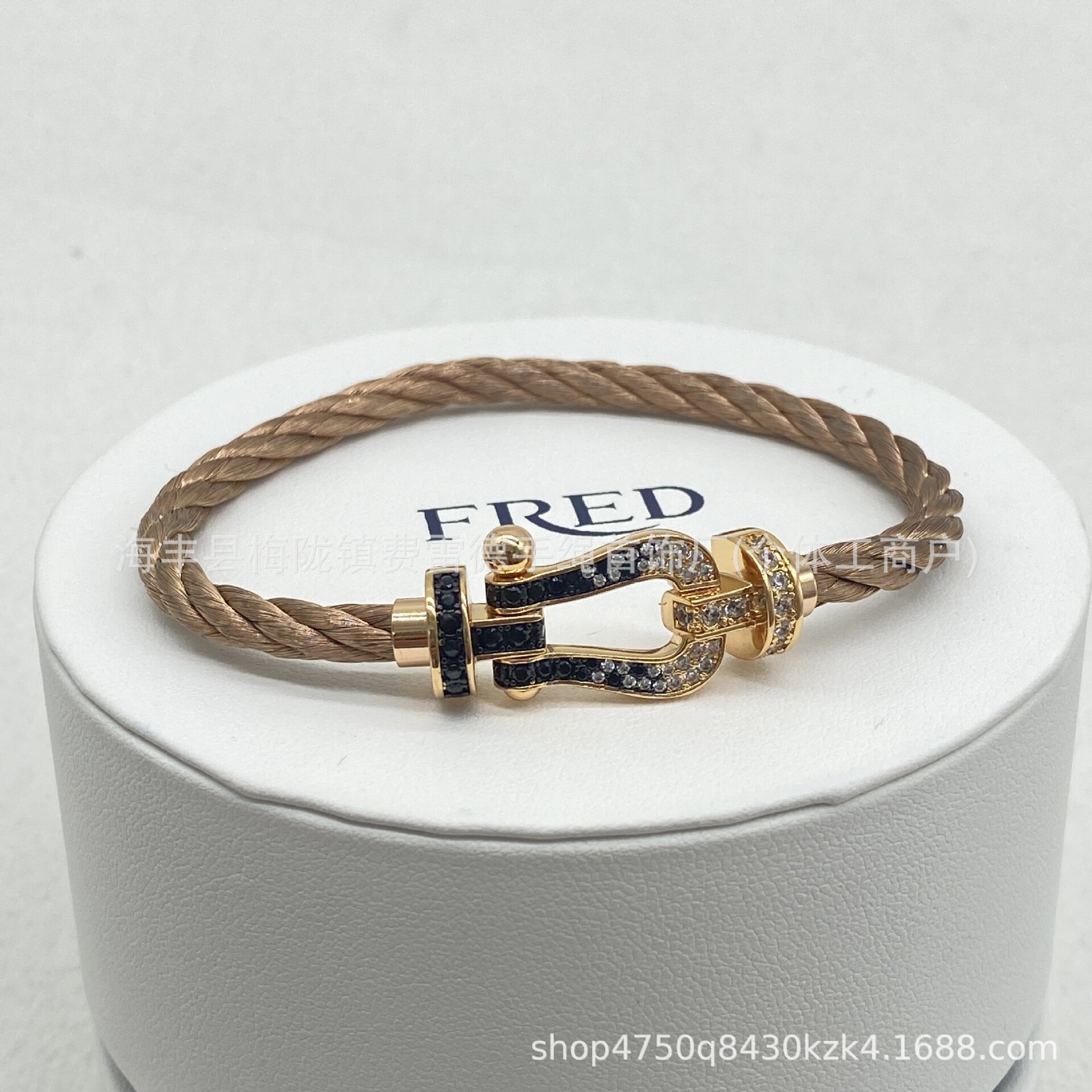 Браслет с пряжкой в виде подковы для мужчин и женщин, красная нить, зодиакальный год, удача, DIY плетеный шнур, стальной браслет, прямая продажа от производителя