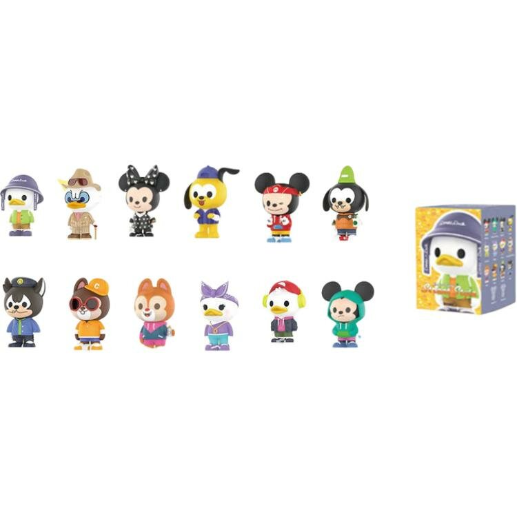 Игрушка унисекс POP MART Mickey and Friends/Disney Donald Duck Family Street Collection, Single Blind Box