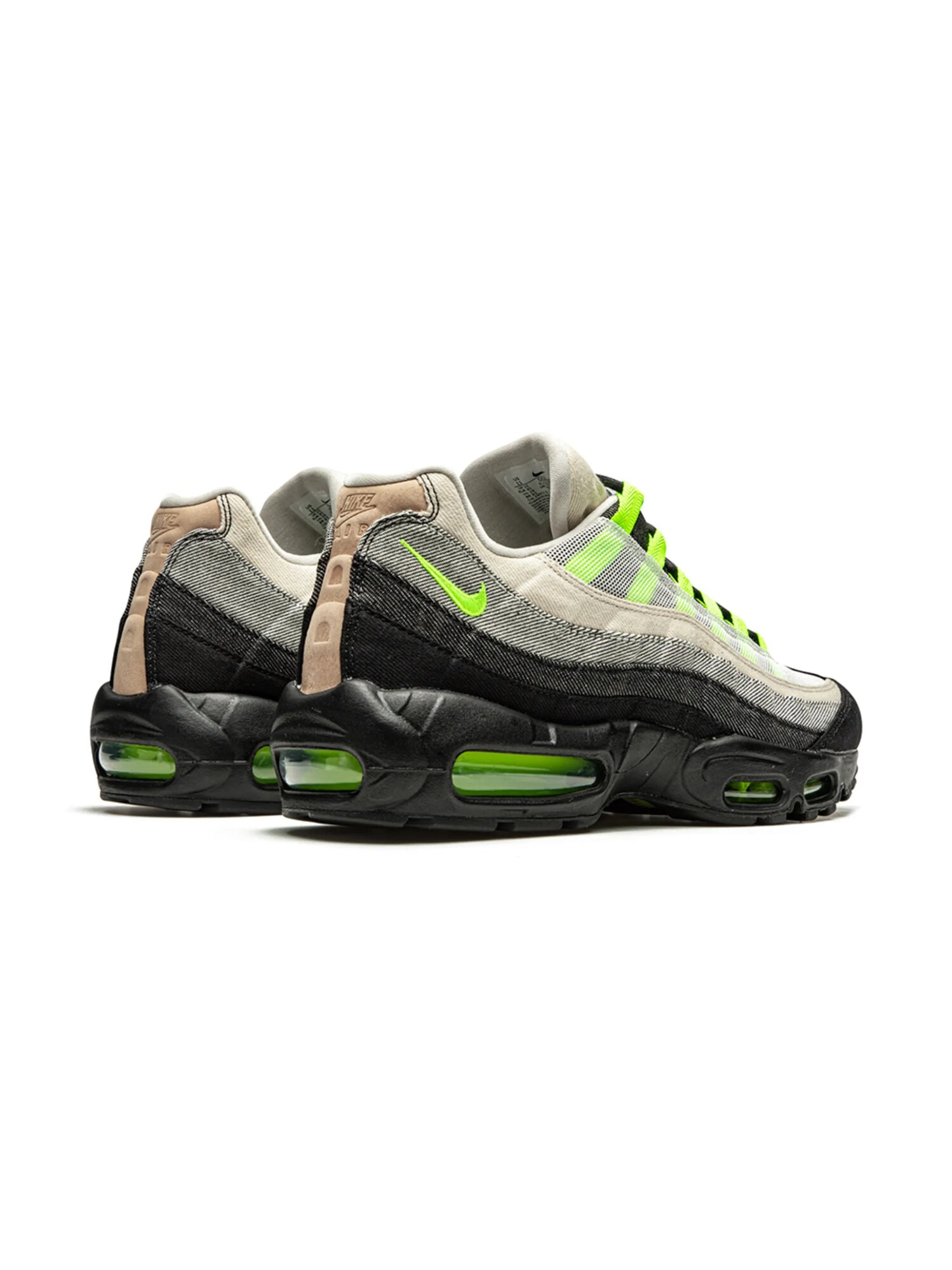 Кроссовки NIKE x Denham Air Max 95, размер 7.5 US, серебристый — фото 1