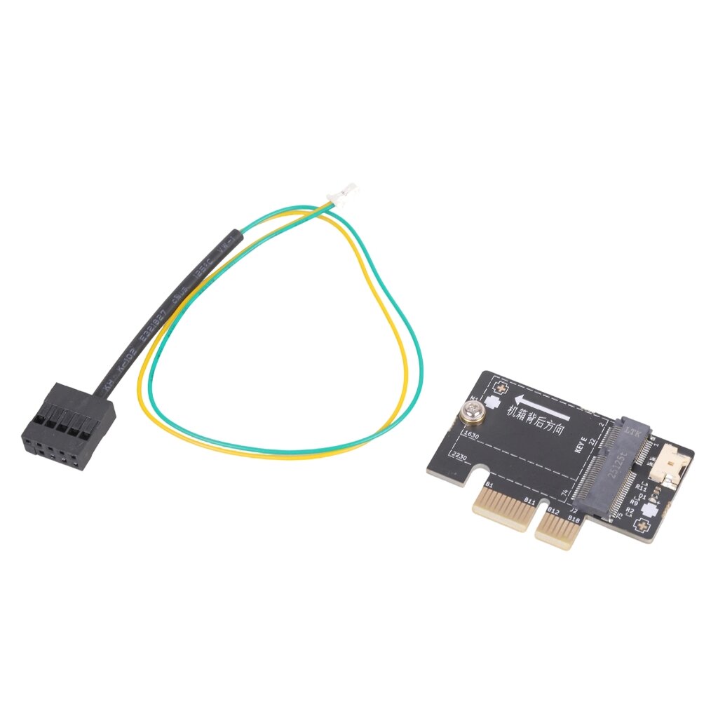 Беспроводная карта PCIE to M.2 для материнской платы компьютера Сетевая карта для настольного компьютера