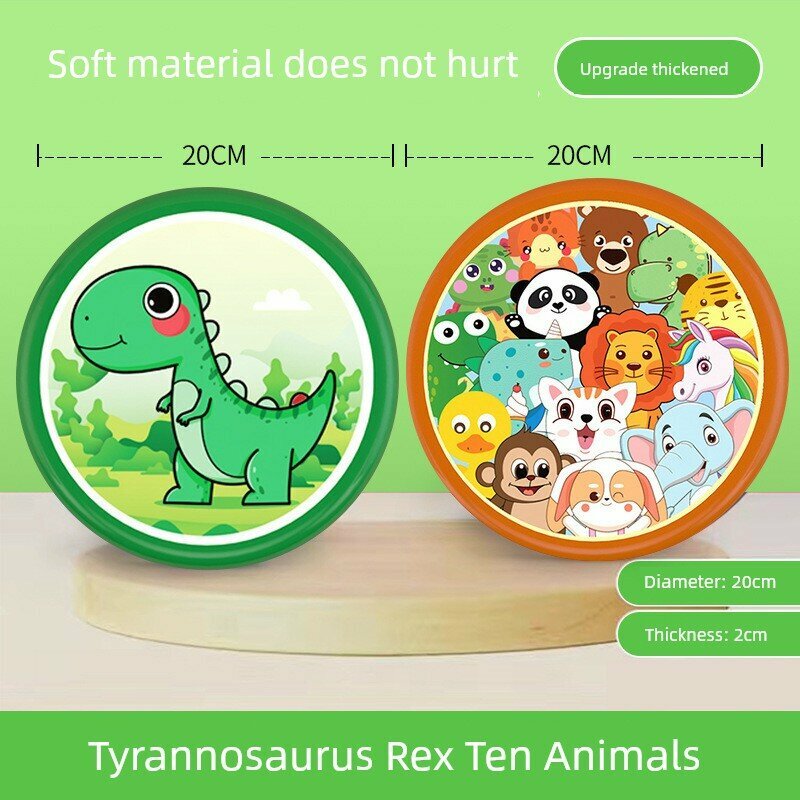 Детский мягкий фрисби для обеспечения безопасности, интерактивная игра для родителей и детей на открытом воздухе,