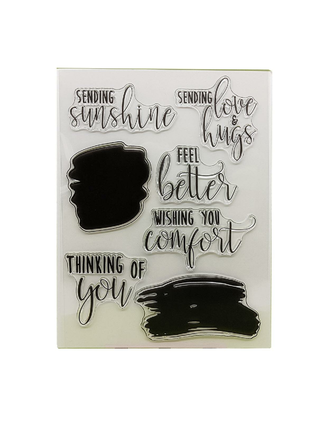 Прозрачные штампы Силиконовые открытки-штампы с узорами 3D-скрапбукинговые штампы