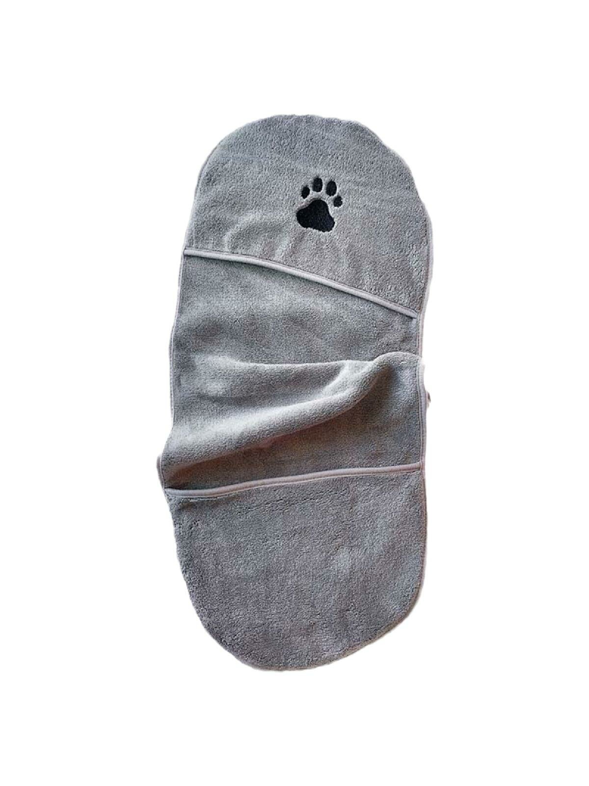 Впитывающий халат для собак, обертывание всего тела, халат для кошек и маленьких домашних животных