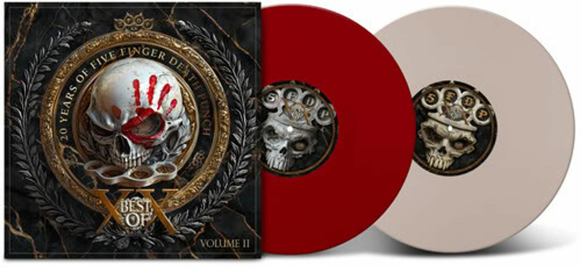 Виниловая пластинка Five Finger Death Punch - BEST OF - Volume 2 (Indie Edition) (Blood & Bone Vinyl) (1 LP)