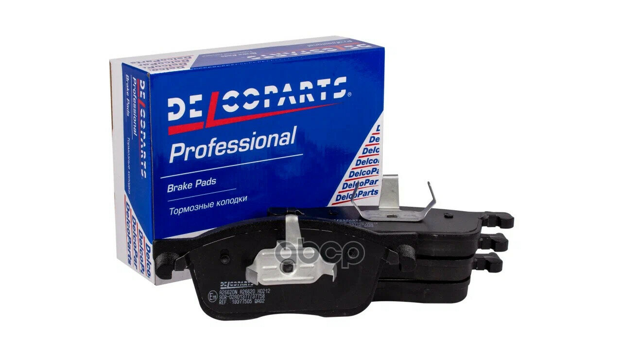 Колодки тормозные DELCOPARTS 19377505 передние Lancer VII CSA, CTA, 1.3 82 л. с, 2003 - -