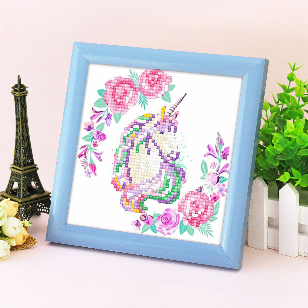 2026 Новейшие детские DIY рамки для алмазной живописи 5D, наклейки с алмазами, ручная алмазная живопись, набор точечных алмазов, игрушки оптом