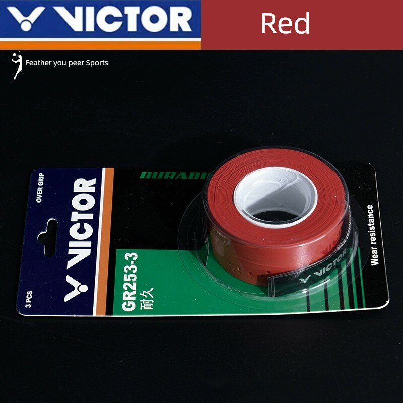 Аутентичная ракетка для бадминтона VICTOR Victory, резиновая теннисная ракетка, нескользящая, GR233-3 Victor,