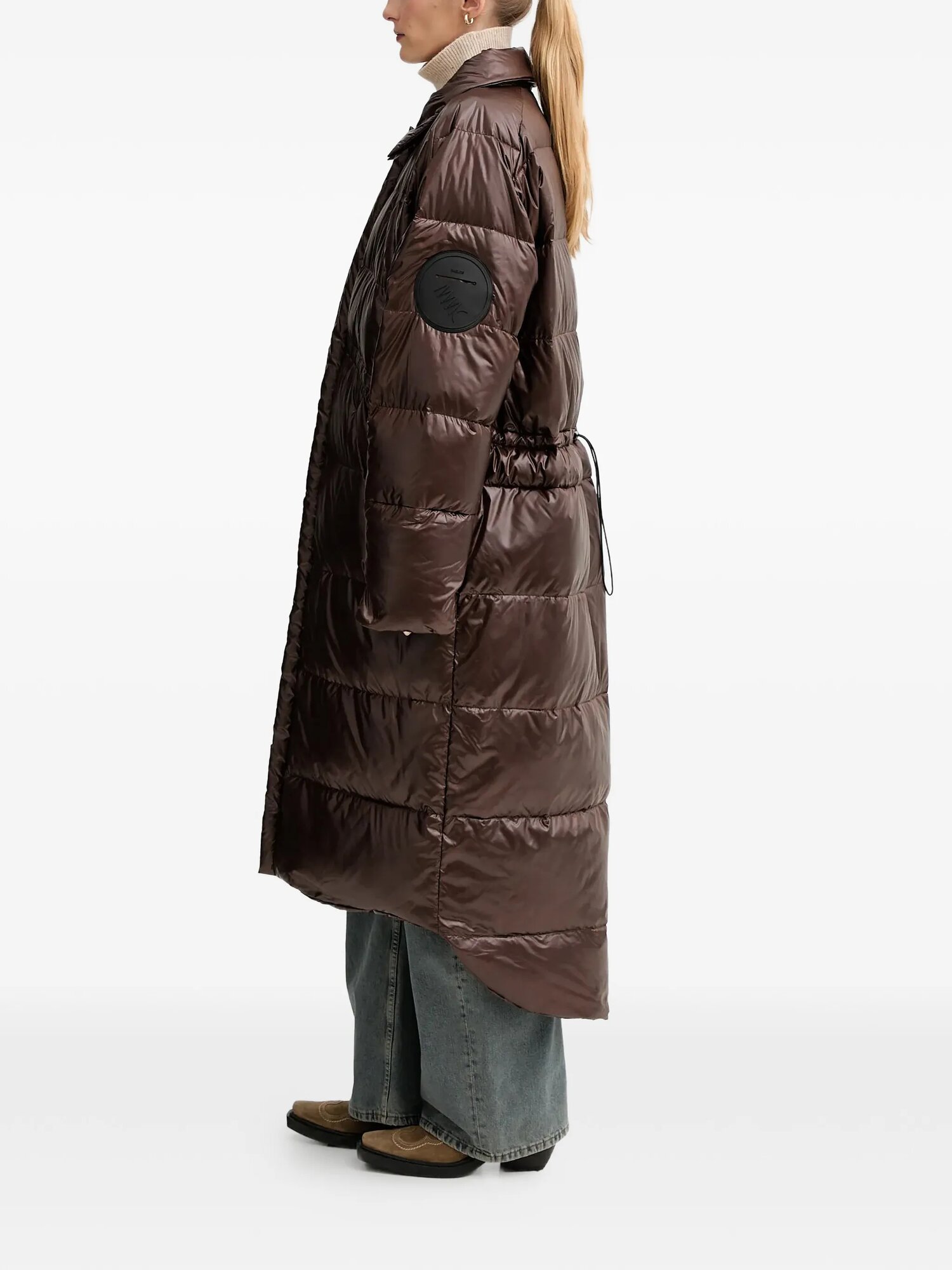 Пуховик MMC Hooded padded parka coat, размер OneSize, коричневый — фото 1