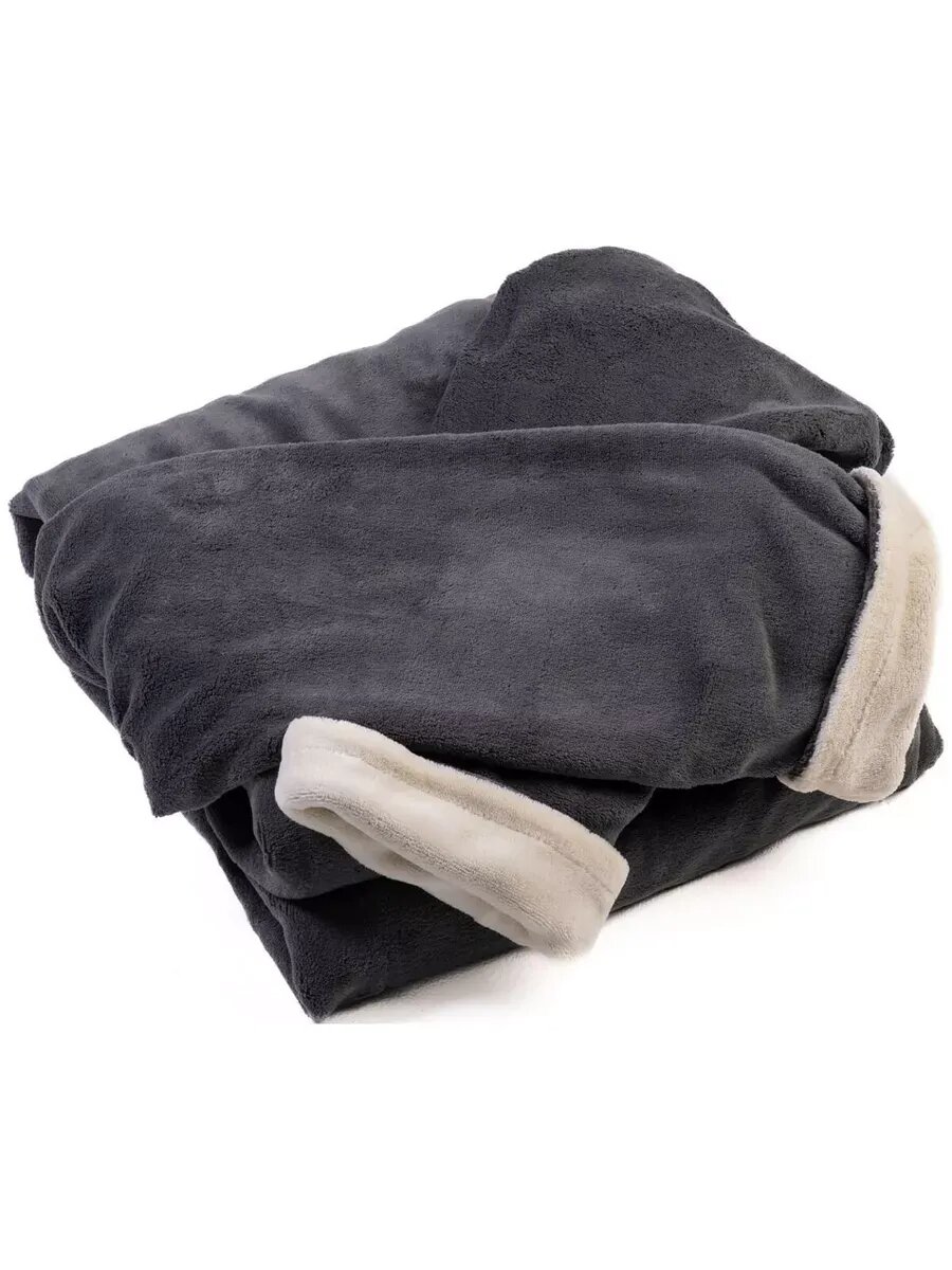 Электрический плед с рукавам COMFY (серый)