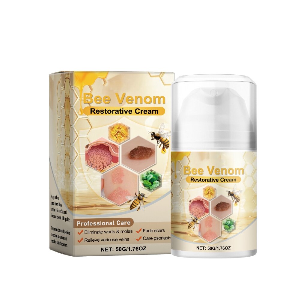 1 флакон крема для ухода за кожей с пчелиным ядом