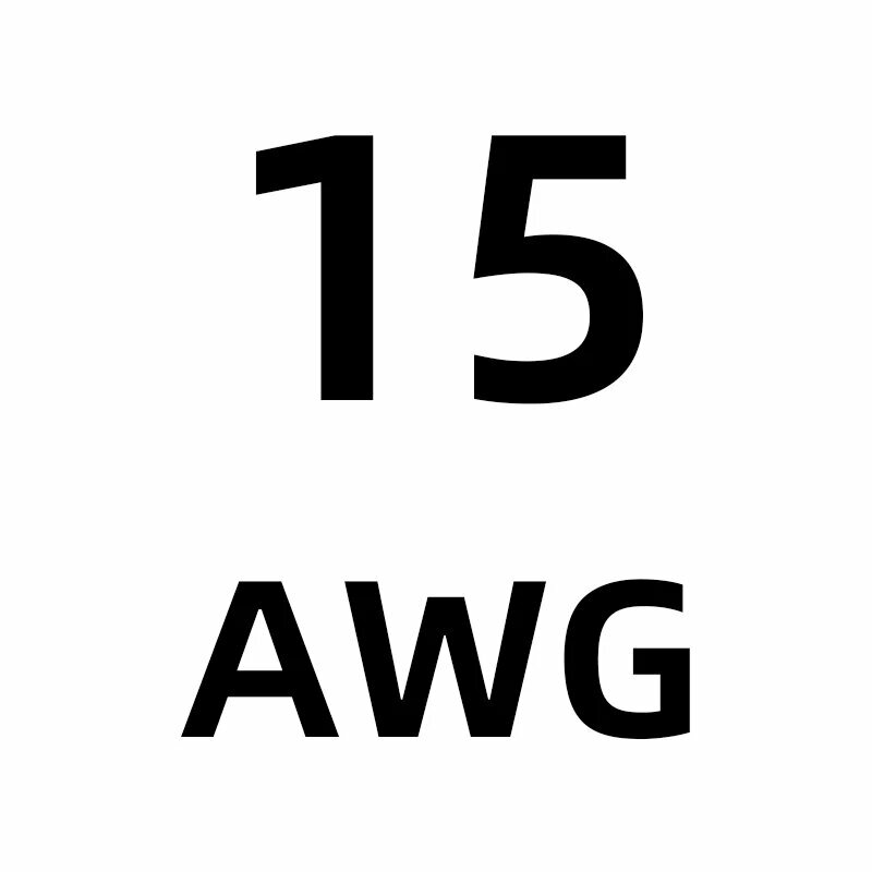 Кабель длиной 2 м, мягкий силиконовый провод, 10 AWG, 11, 12, 13, 14, 15, 16, 17 18, 20, 22, 24 AWG, термостойкость 200 ° Холодостойкость -60 ° Высокое качество 1m Red 1m Black, 15AWG