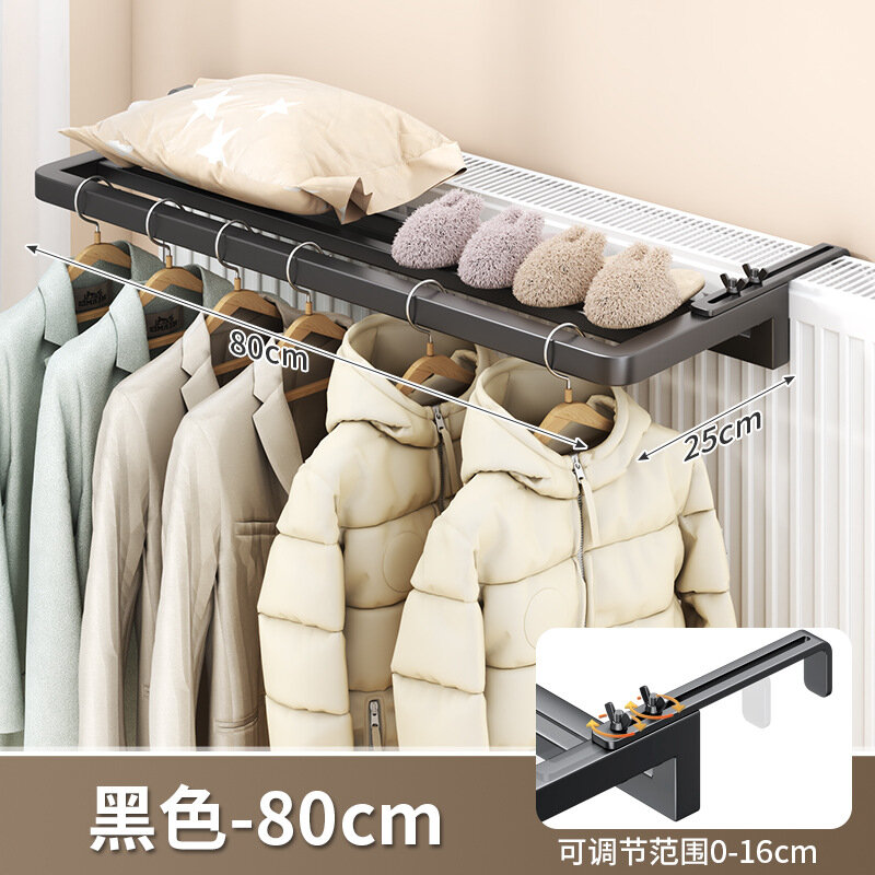 Специальная стойка для сушки одежды у радиатора, стеллаж для хранения с крючками, сушилка для носков и одежды, для домашнего использования.