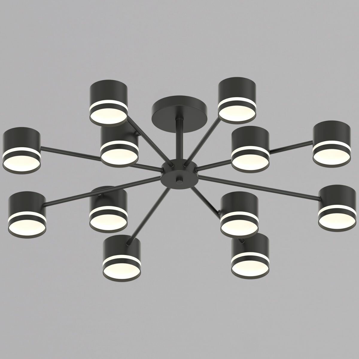 Люстра на штанге Reluce 89730-0.3-12 GX53 BK
