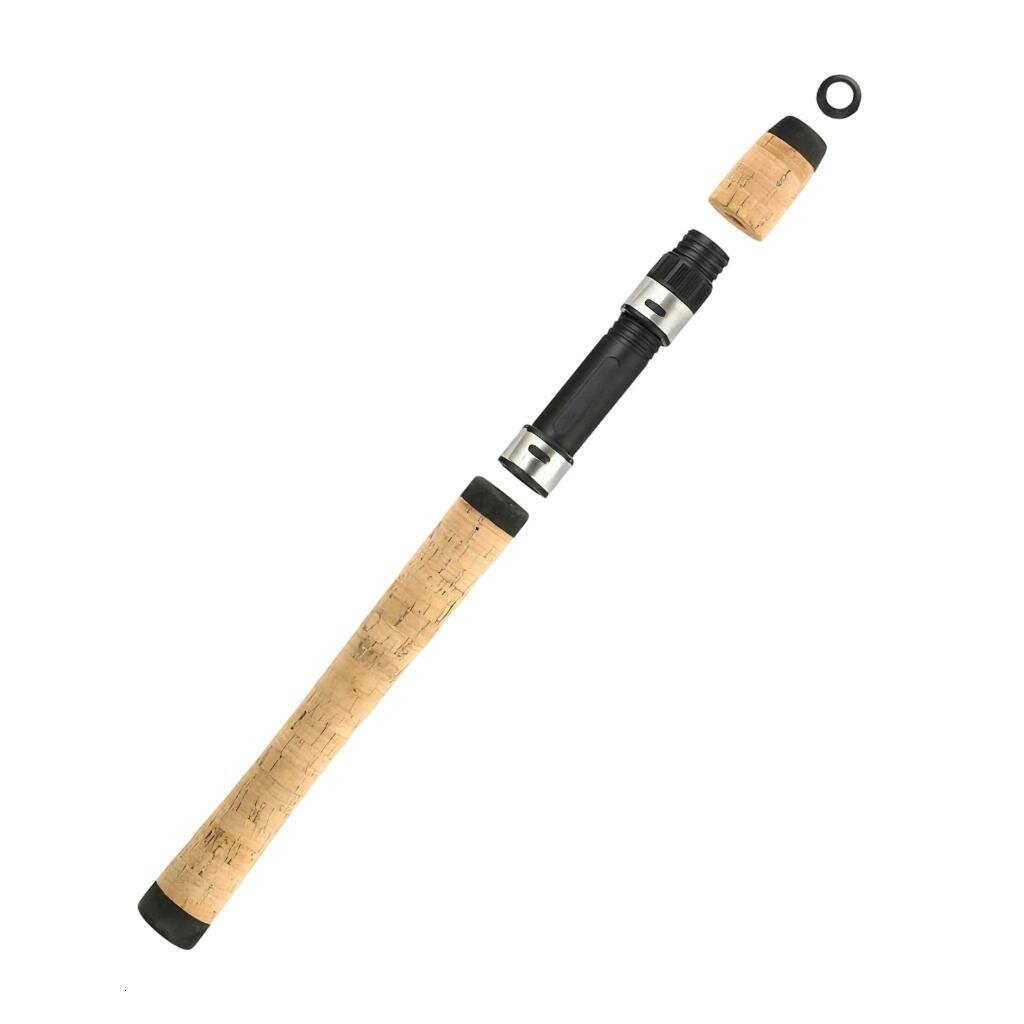 Композитный пробковый хлыст с ручкой и катушкодержателем, A