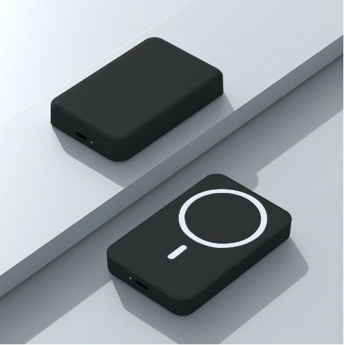Беспроводной мини-магнитный Power Bank MagSafe 3c, быстрая зарядка, компактный портативный подарок с индивидуальным логотипом, мобильный источник питания