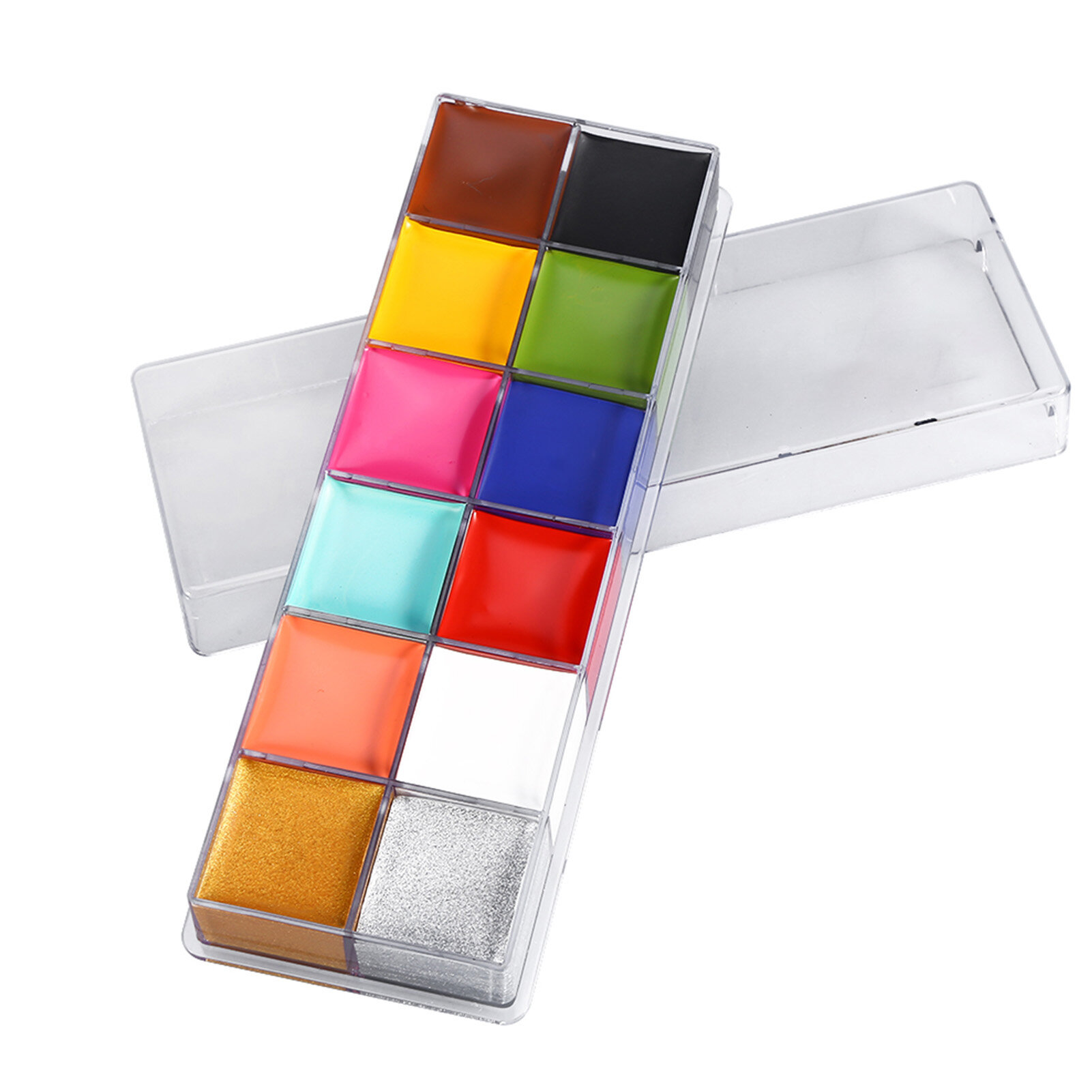 IMAGIC 12 цветов, масляная пигментная краска для татуировок на лицо и тело, инструмент для макияжа №1