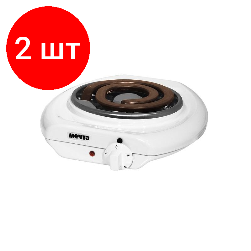 Комплект 2 шт, плитка электрическая 1КОНФ. Настольная ТЭН овал беля мечта