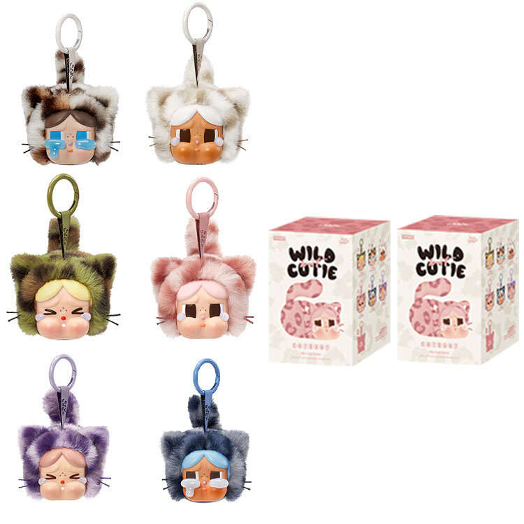 Плюшевая подвеска унисекс POP MART Crybaby Wild But Cutie Series Camo Cutie, 2 шт.