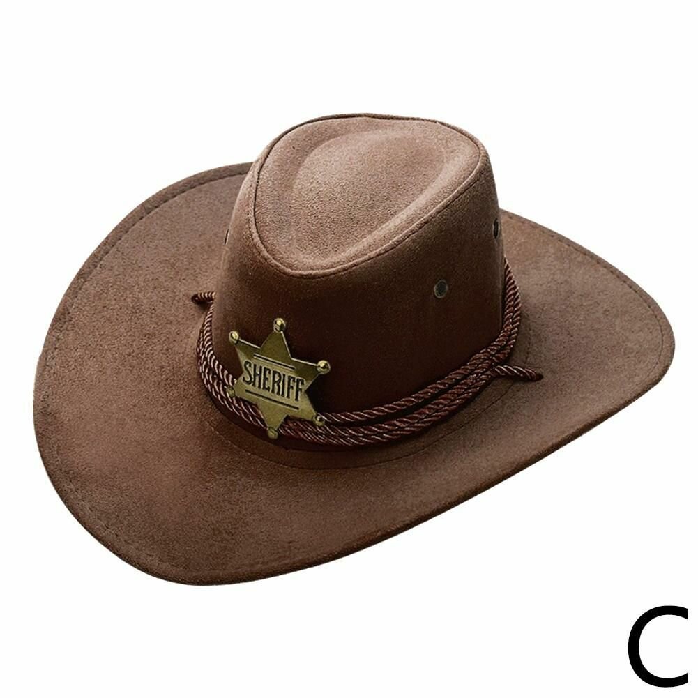 Ретро ковбойская шляпа для улицы, защита от солнца