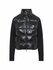 Куртка Moncler Logo-patch puffer jacket, размер XS, black/black