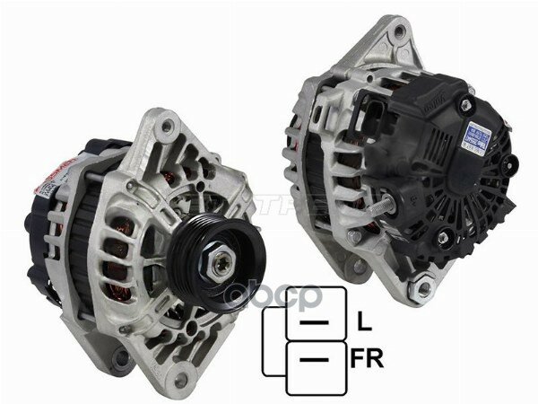 Генератор HYUNDAI SOLARIS/i20/i30/ix20/KIA CERATO/SOUL/RIO 1.6 11- G4FC 12V 90A Sat арт. ST-37300-2B400N
