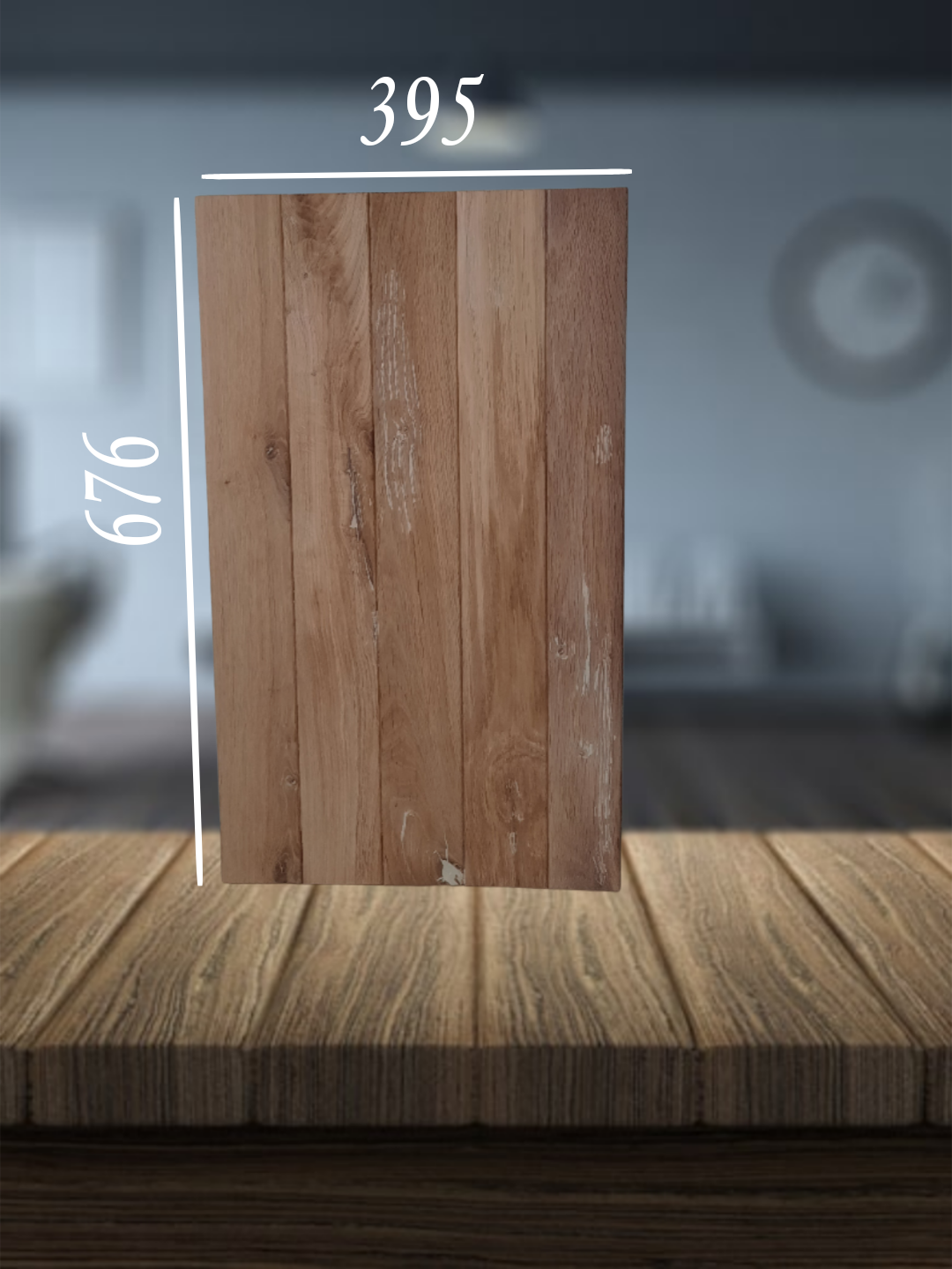 Фасады SUNRISE WOOD из массива дуба 395 х 676 х 16 , не шпон, не пластик, не ЛДСП, натуральный цвет, не крашенный.