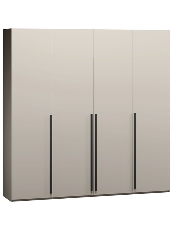 Шкаф распашной Лорена Пакс-4 Кашемир для одежды четырехдверный 210*240*40