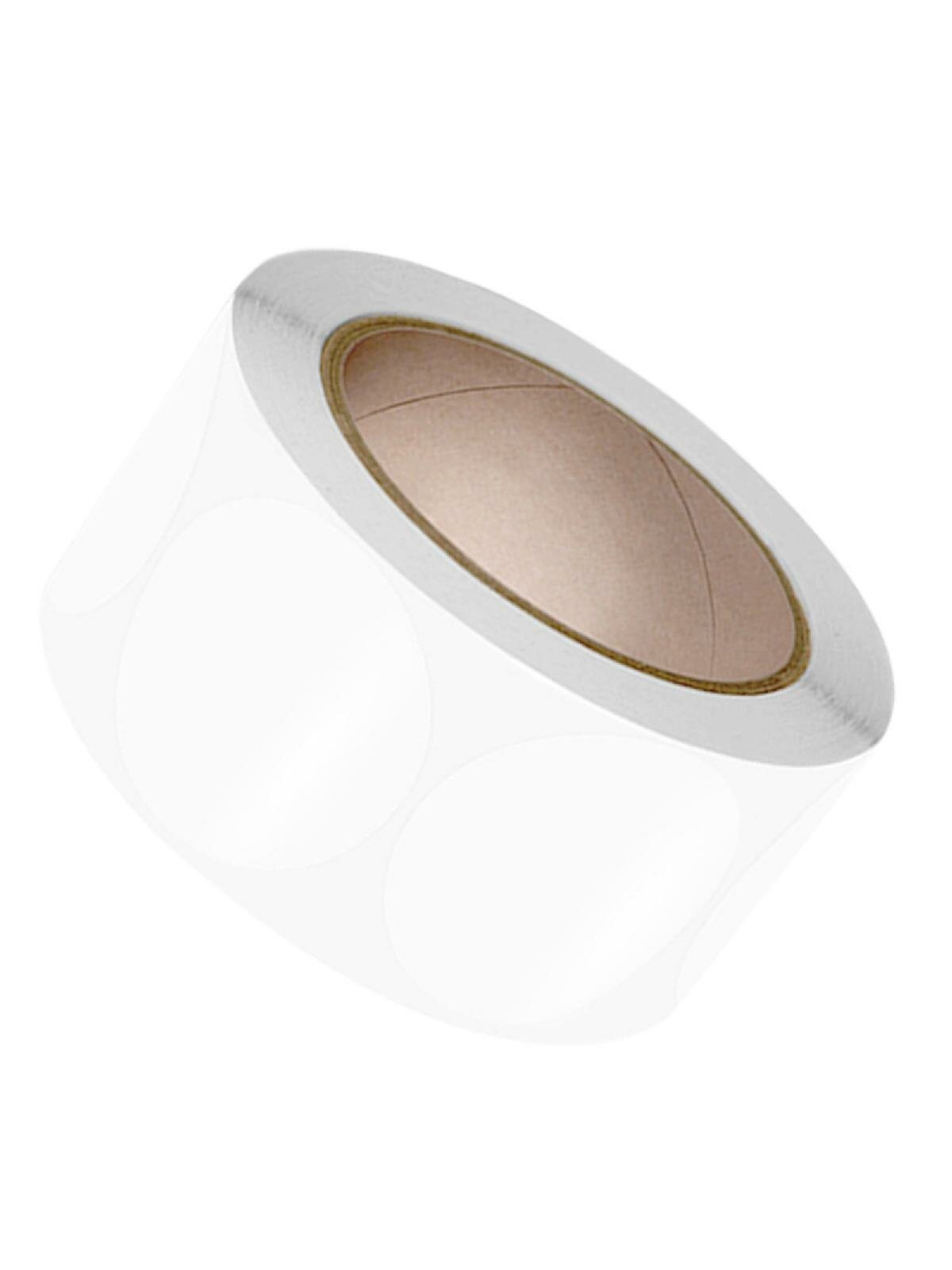 500шт Клейкая упаковочная этикетка Прозрачная наклейка из ПВХ для упаковки конвертов